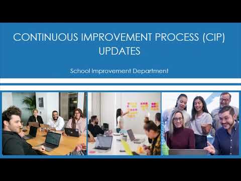 Continuous Improvement Process CIP Updates (May 2023)