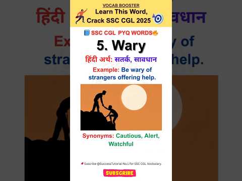 Most Repeated English Words in SSC CGL | PYQ Vocabulary #11