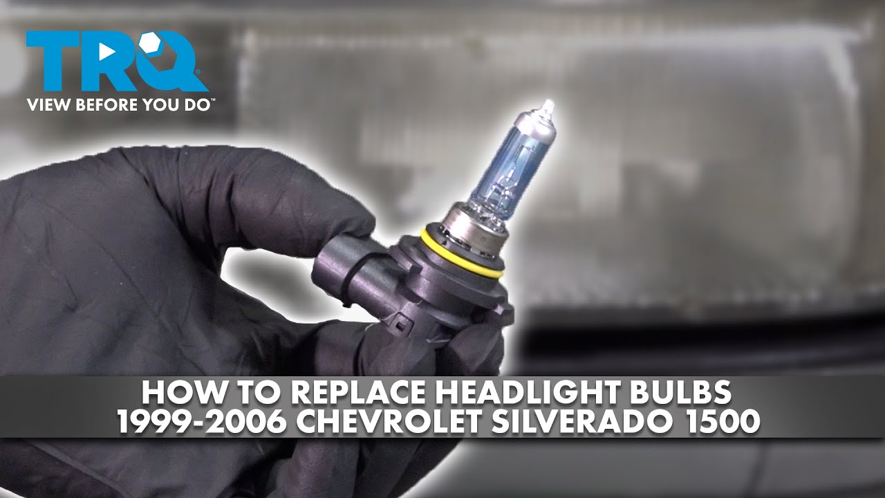 How to Replace Headlight Bulbs 1999-2006 Chevrolet Silverado 1500