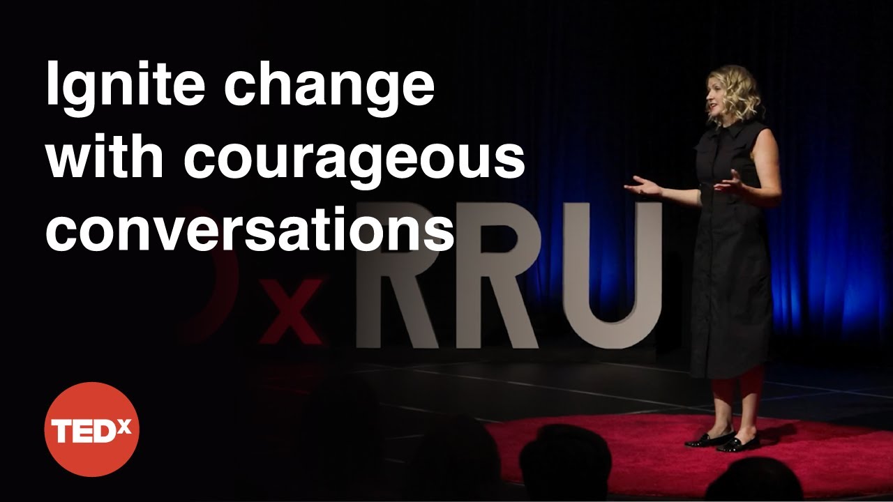 Lean In, Speak Up: Igniting Change Through Courageous Conversations  | Sarah Crawford-Bohl | TEDxRRU