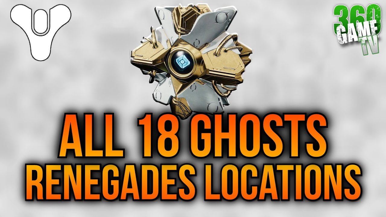 All 18 Ghost Locations Renegades Guide / Tutorial - Cherished Constallation Triumph - Destiny 2