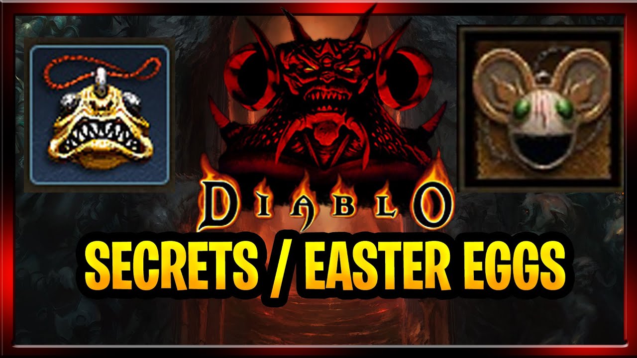 Diablo Secret Easter Eggs From Diablo 1, Diablo 2, Diablo 3 Hidden Secrets / References BEST Secrets