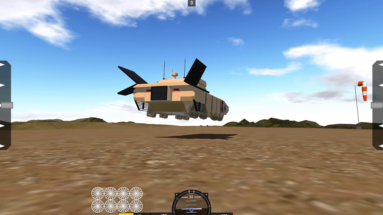 SimplePlanes. Hover mod. Work in progress.