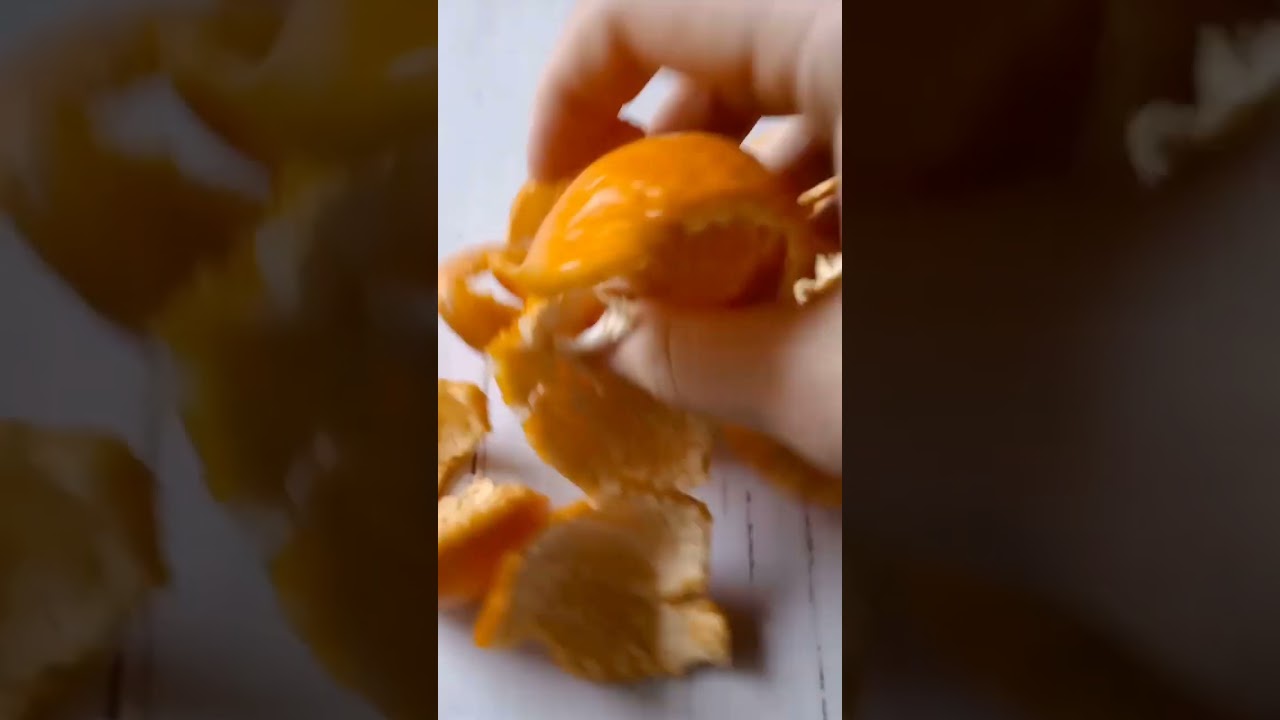 Take advantage of organic citrus peels