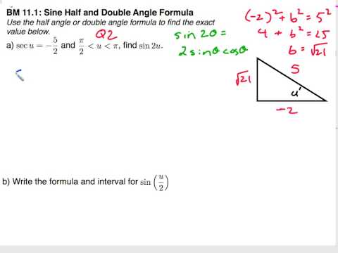 PrecalcCast: Sine Half and Double Angle Formula