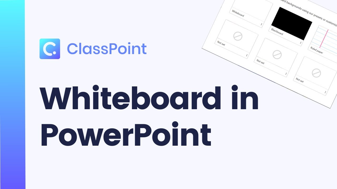 Add Whiteboard in PowerPoint