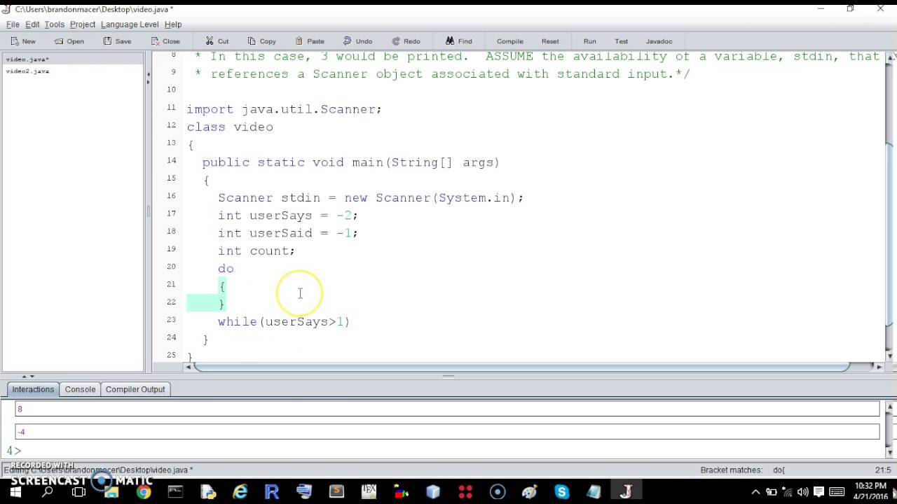 21008 Java MyProgrammingLab Answer Solution Walkthrough