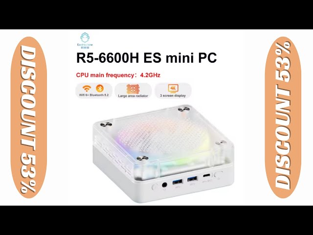 Genmachine AMD R5 6600H ES New Mini PC Windows 11 WiFi 6 Gaming | Desktop Computers | Hope ...