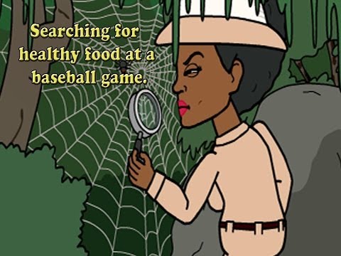 "Searching for healthy food at a baseball game" - Day 28 of 35 Until Summer Weight Lose Vlog