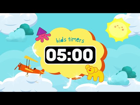 5 Minute Timer with Kindergarten Music with Alarm โณ Engage Kids & Manage Preschool Time Effectively