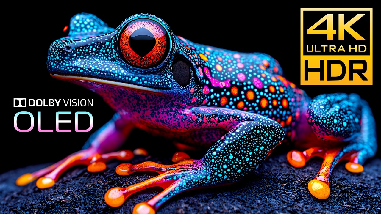 OLED TEST HDR 4K 120FPS DOLBY VISION 🏞 4K / 8K Monitor Test Video #BGM