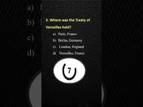 Where was the Treaty of Versailles signed? #CBSE #treatyofversailles #Class10board #germany
