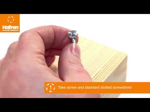 Security Screw Types - What They Are and How They Work