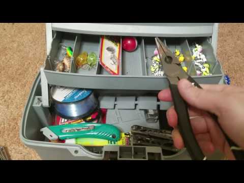 Basic tackle in a tackle box