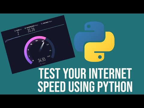 Test your internet speed using python || speedtest-cli