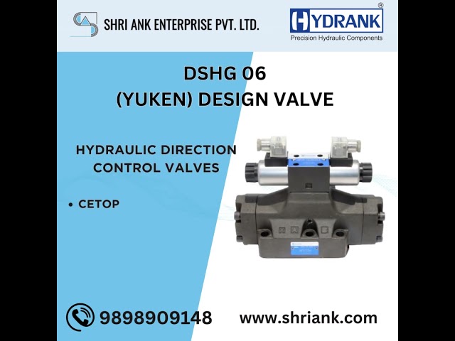 Hydraulic Solenoid Valve - CETOP 7 / NG 16 Hydraulic Direction Control ...