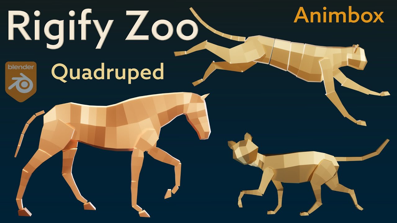 Quadruped Walk / Run  -  Instructional