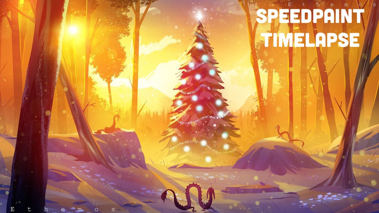 SPEEDPAINT - Timelapse - Christmas tree