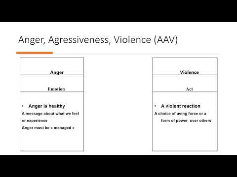 The Difference Between Anger, Aggressiveness and Violence | Living Without Violence
