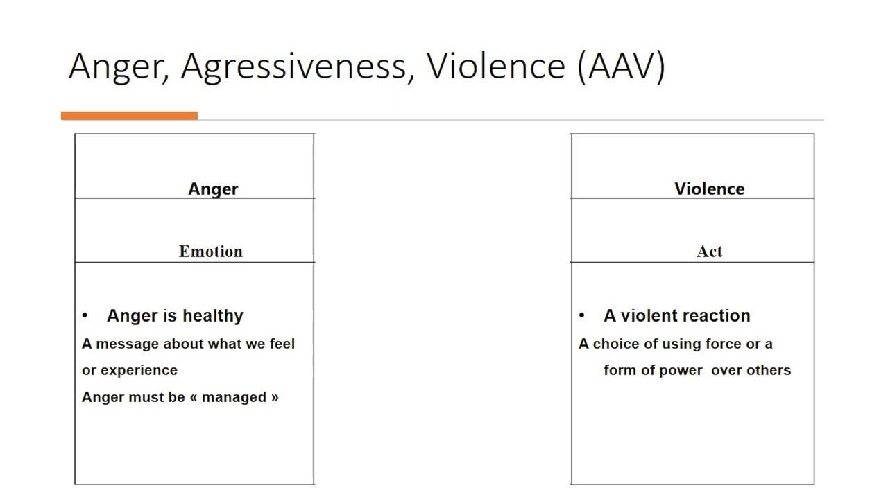 The Difference Between Anger, Aggressiveness and Violence | Living Without Violence