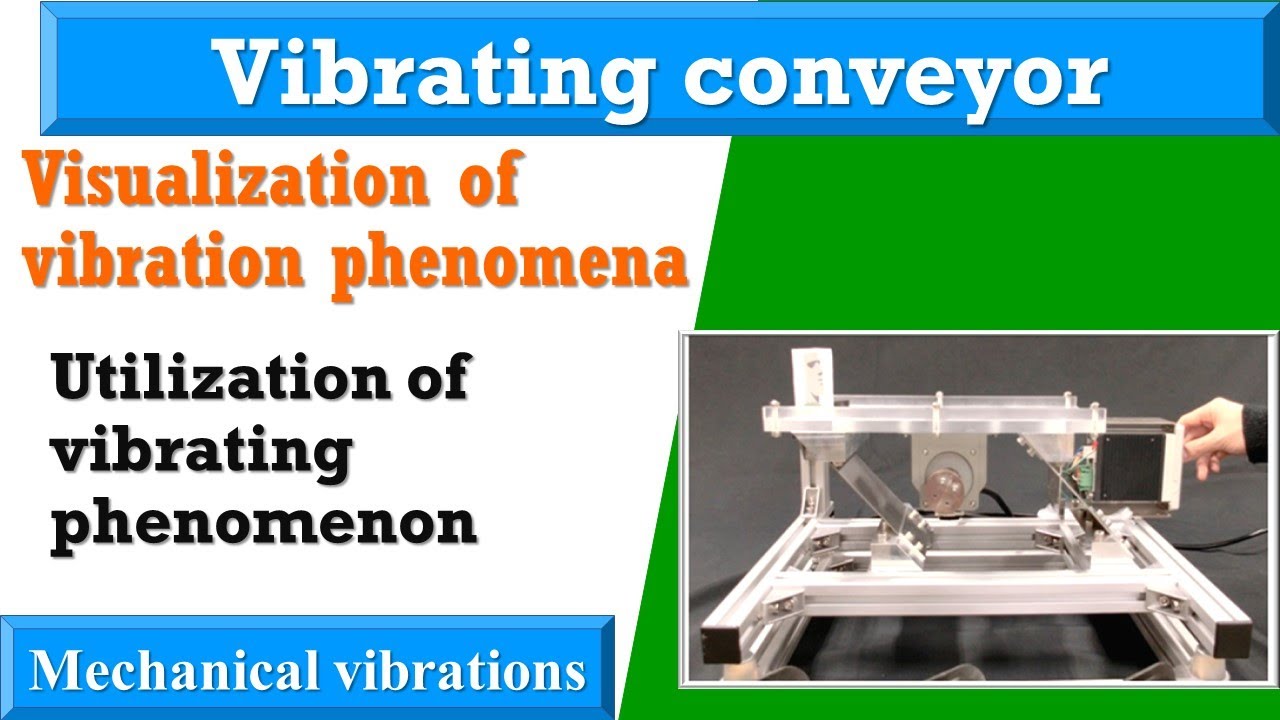 Vibration Engineering Through Visual Learning: Vibrating conveyor