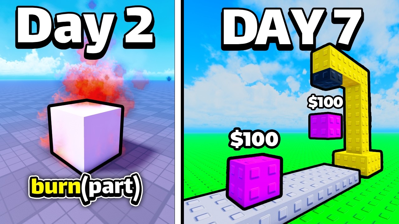 I Tried Learning Roblox Scripting In 7 Days