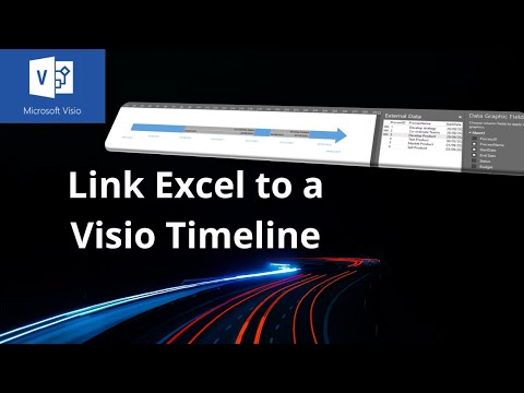 How to Link Excel data to a Visio Timeline. Import Project data into ...