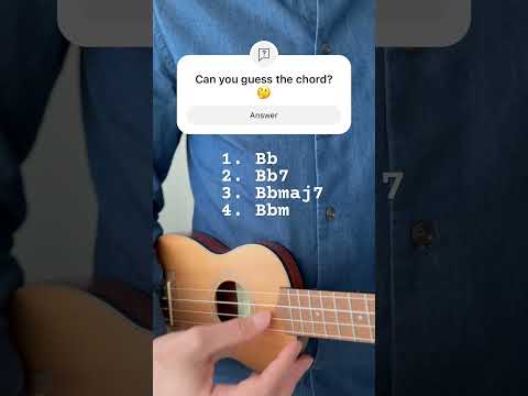 What chord am I playing? #quiz #ukulele #chords