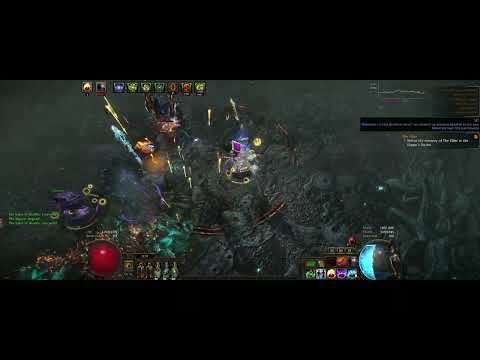 3.23 SSF Mirrow Arrow of Bombarding Saboteur with Mine Aura stacker (85 Eater showcase)
