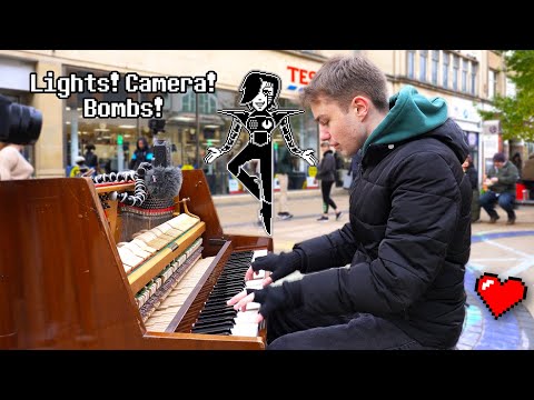 I played DEATH BY GLAMOR (Undertale) on piano in public