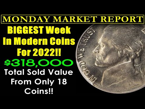 💰🔥WHAT'S HOT?? $318,000+ Realized Across 18 Modern U.S. Coins!! | MONDAY MARKET REPORT