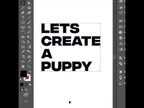 Let's create a puppy ???? Dog Logo Design | #graphicdesigner | #tutorials | #shorts | #vectordesign