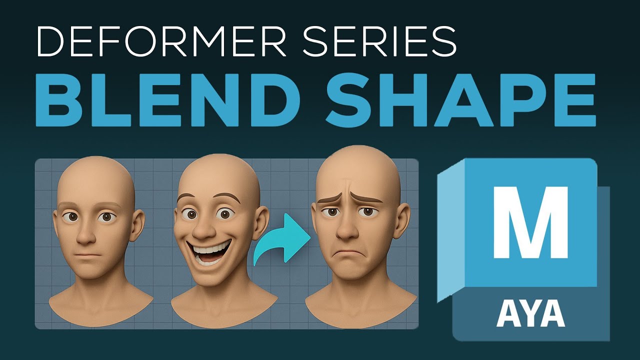 Blend Shape Tutorial Maya Ep1 | Deformer Series