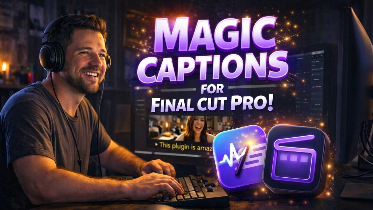 Magic Captions - Automated AI Captions for Final Cut Pro