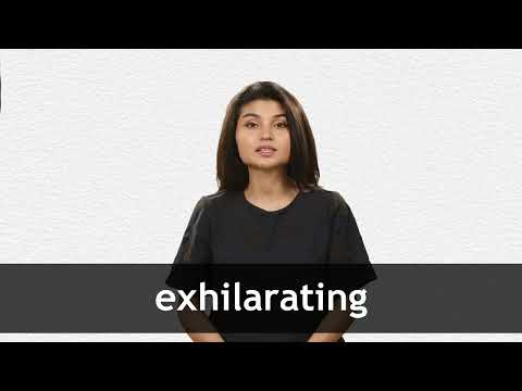 EXHILARATING - Definition & Translations | Collins English Dictionary