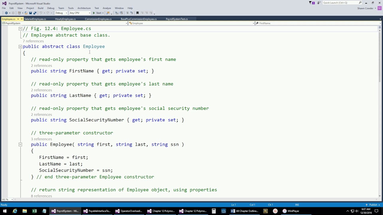 Chapter 12   Polymorphism