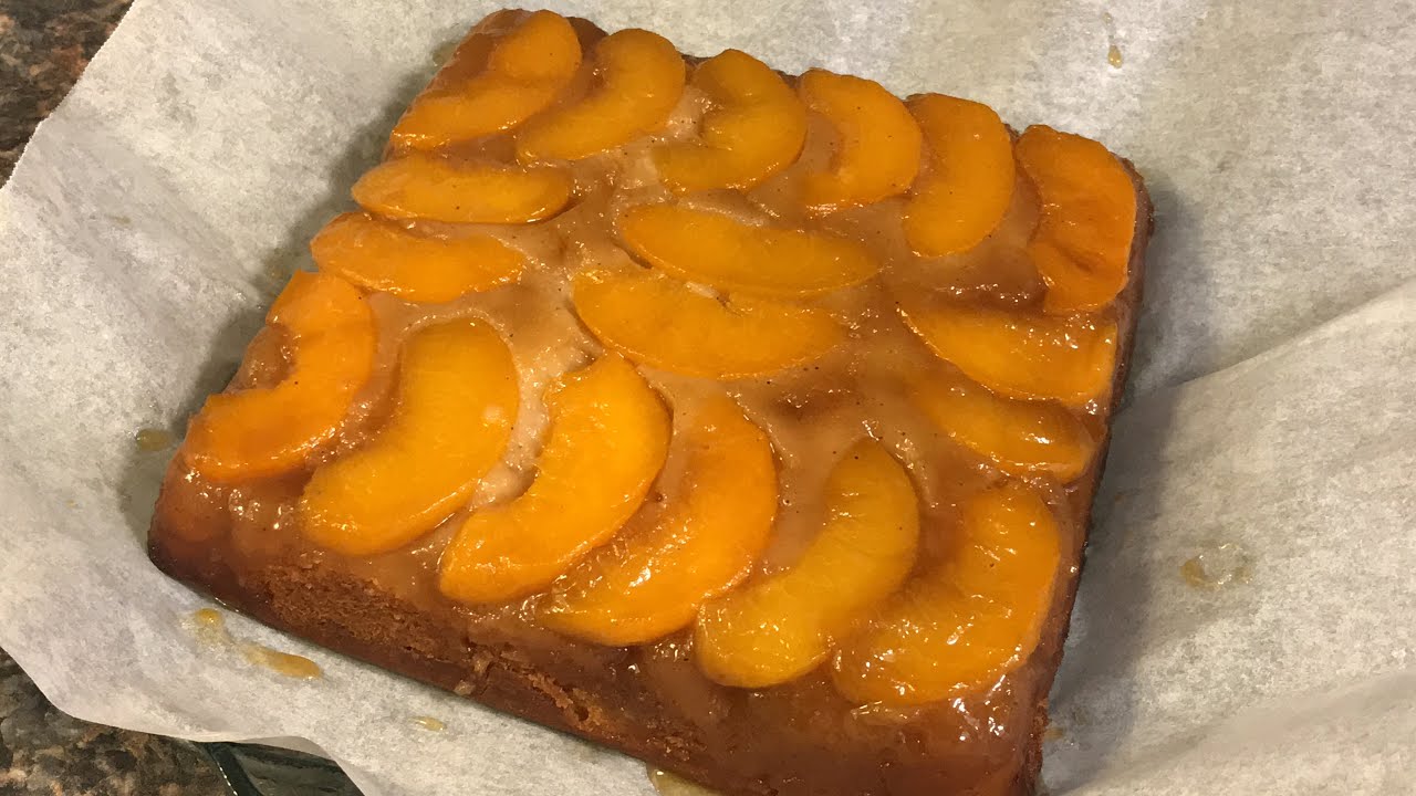 How to Make Upside Down Peach Cake