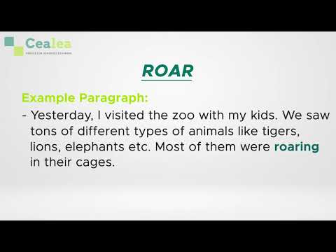 Learn How to Use Roar - Roar meaning, synonyms, antonyms, and example sentences.