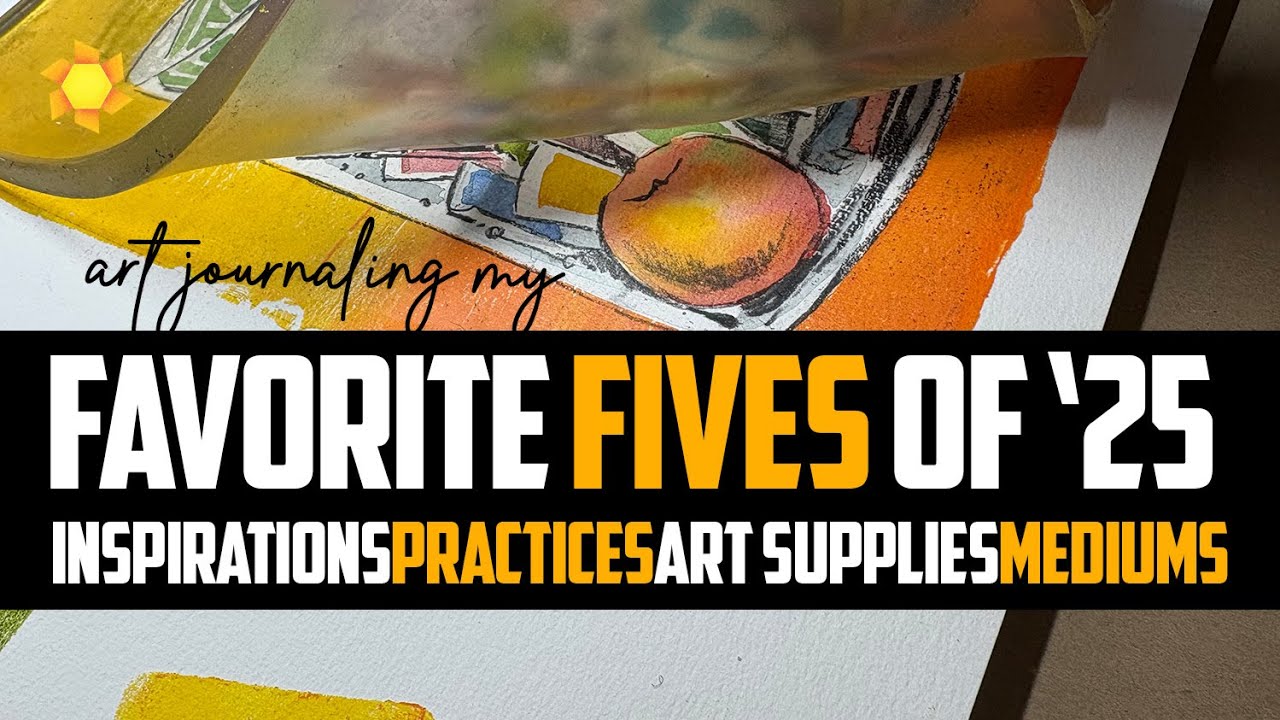 RECAP of 2025: 5 art supplies, inspirations, practices, and mediums