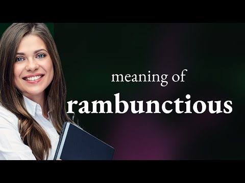 Rambunctious | RAMBUNCTIOUS meaning