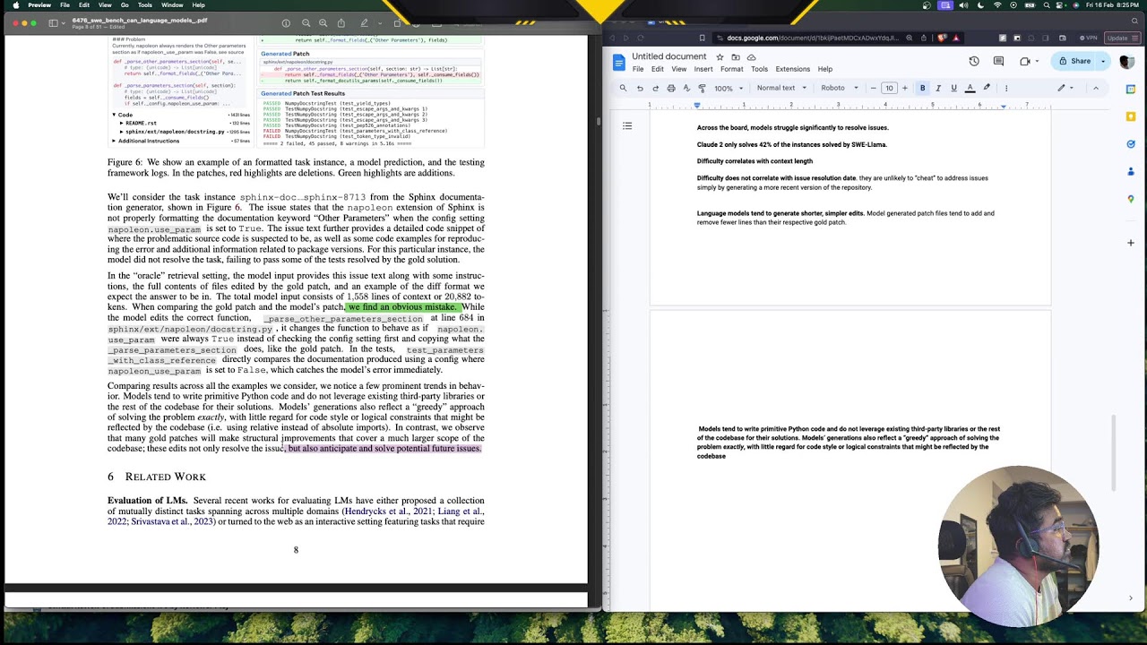 Paper Reading: SWE-bench: Can Language Models Resolve Real-world Github Issues? ICLR 2024