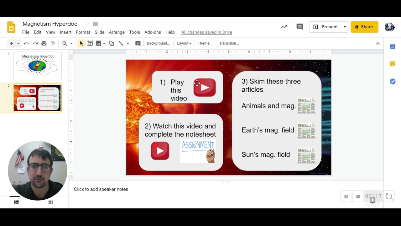 Magnetism Hyperdoc - Google Slides