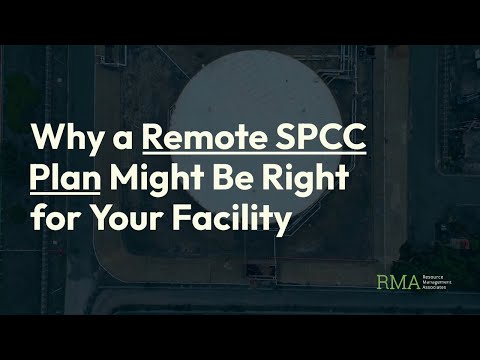 How Remote SPCC Plans Save Time, Money, and Hassle | Resource Management Associates