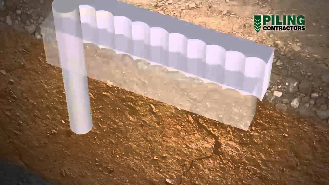 Secant Pile Wall Construction Methodology