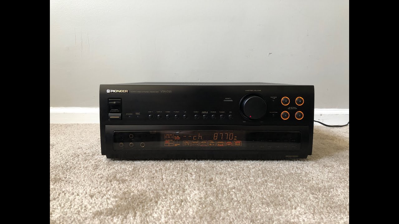 Pioneer VSX-D2S 5.1 Home Theater Surround Receiver