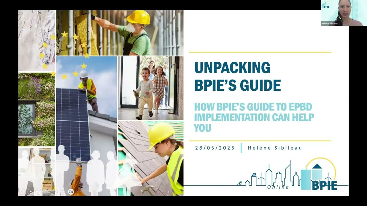 Unpacking BPIE's Guide | How BPIE's guide to EPBD implementation can help you