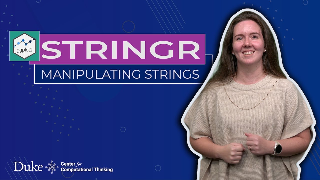 Manipulating Strings Using StringR in R