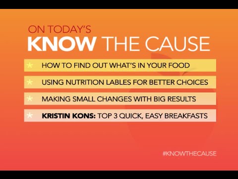 What's In Your Food? - Know The Cause - 2nd Episode (9837)