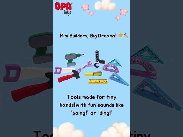 Carpenter Tools Toy - Wooden Carpenter Tools set - 11 pieces from ...