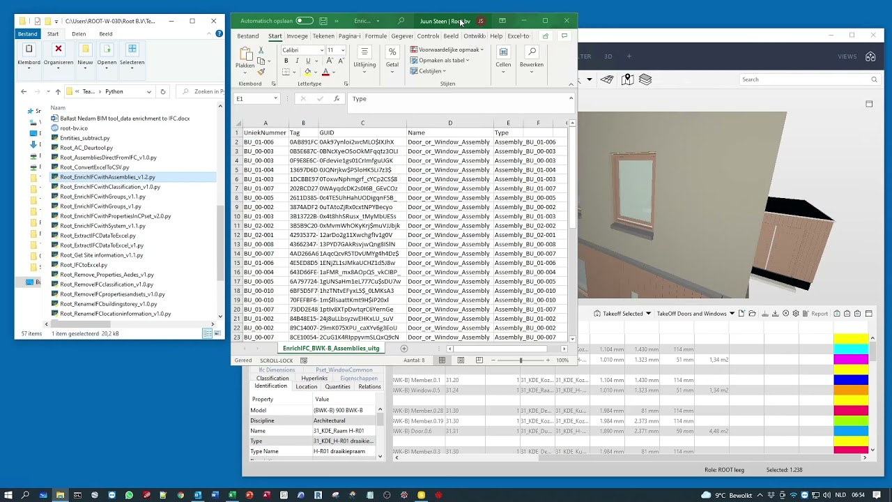 Creating Assemblies IFC with Python